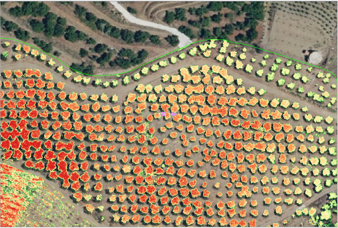 Agricultura de precisión con datos de drones