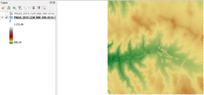 Descargar datos LiDAR del CNIG para visualizarlos en QGIS