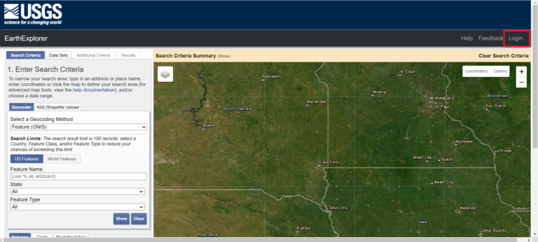 Descargar un DEM de alta resolución desde USGS