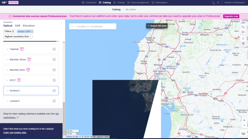 Instalar “UP42” en ArcGIS Pro para trabajar en Teledetección